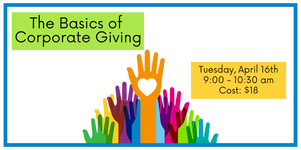 The Basics of Corporate Giving - North County Philanthropy Council