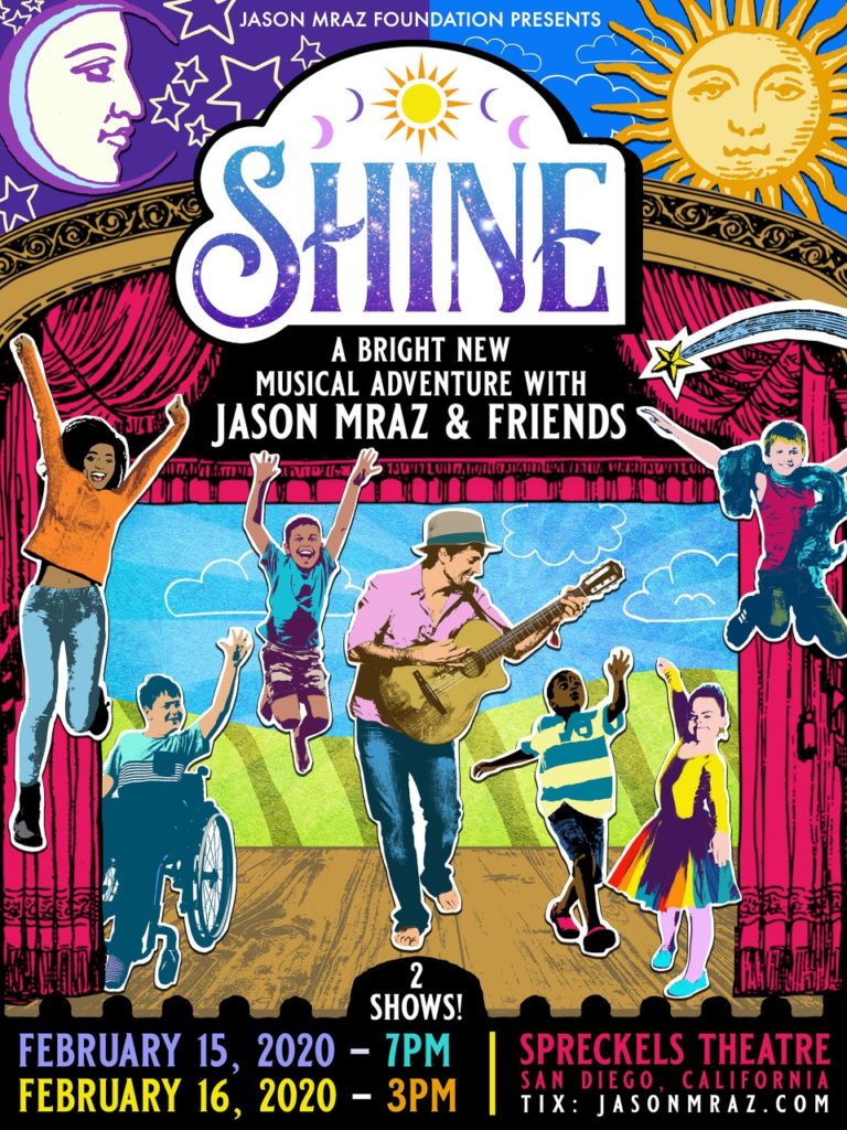 Jason Mraz's new musical Shine - North County Philanthropy Council