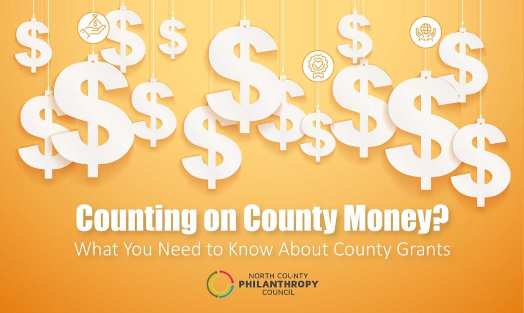 Counting on County Money? Webinar - North County Philanthropy Council