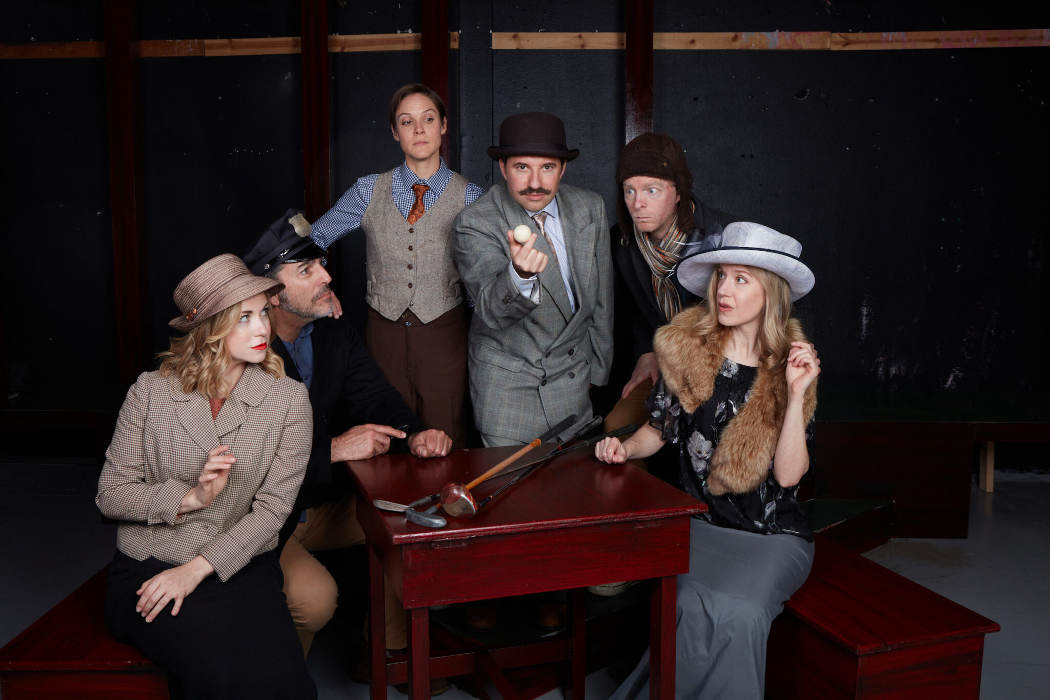 Murder on the Links WORLD PREMIERE at North Coast Repertory Theatre ...