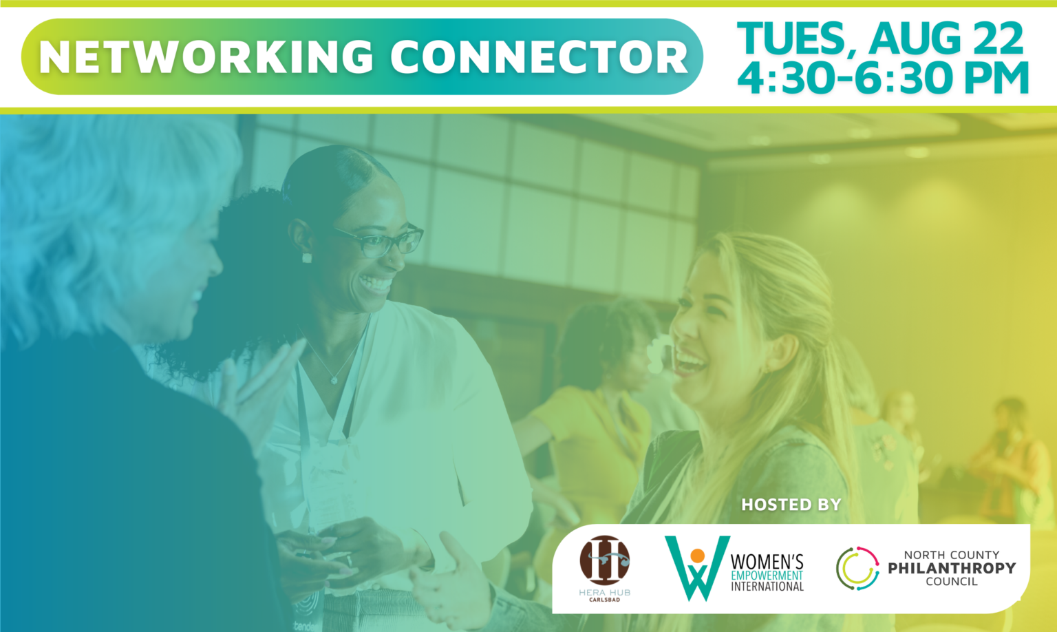 NCPC August Networking Connector - North County Philanthropy Council