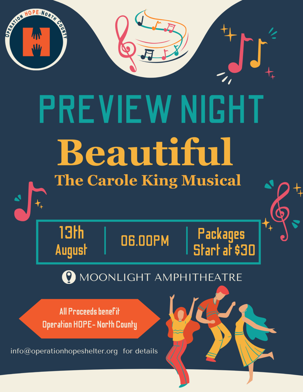 Preview Night at the Moonlight Amphitheatre - North County Philanthropy ...