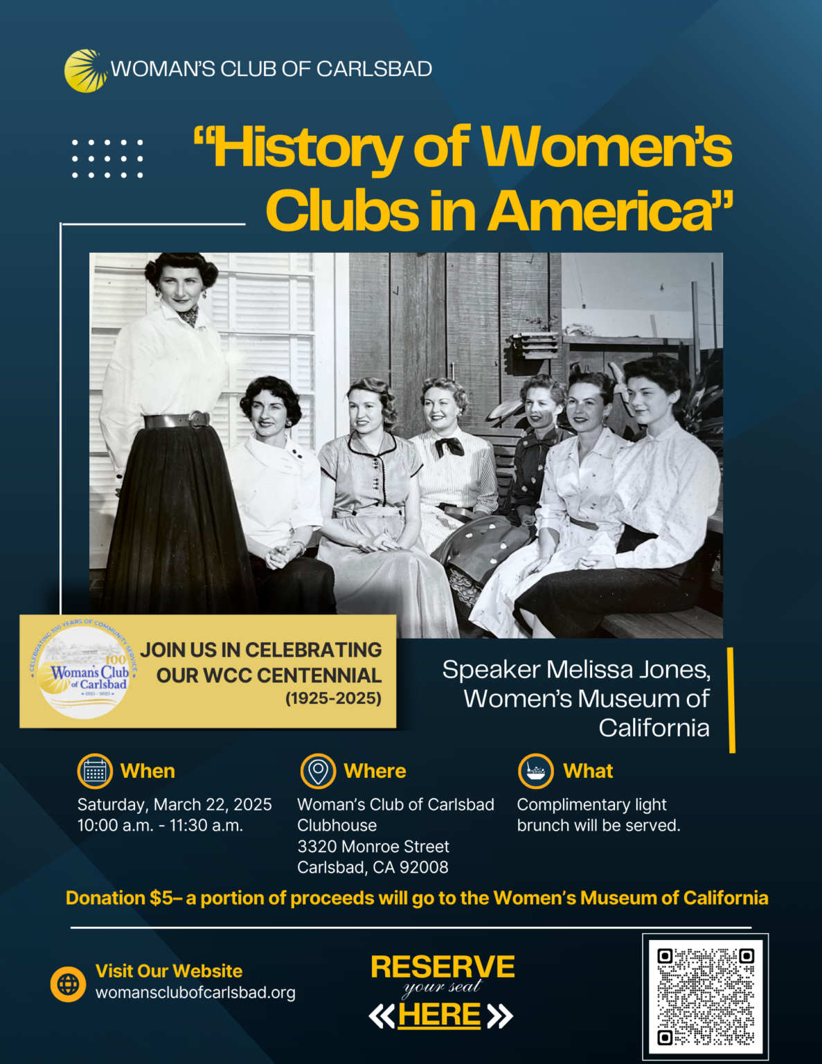 Speaker: "History of Women's Clubs in America" - North County ...